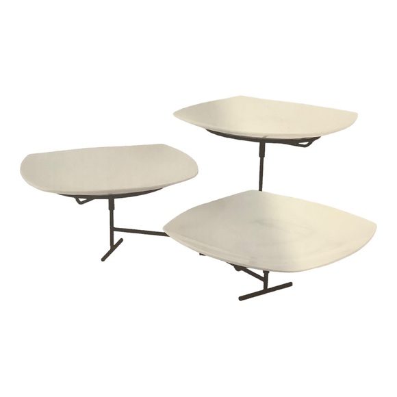Parini | Dining | 3 Tier Square Serving Tray Set | Poshmark